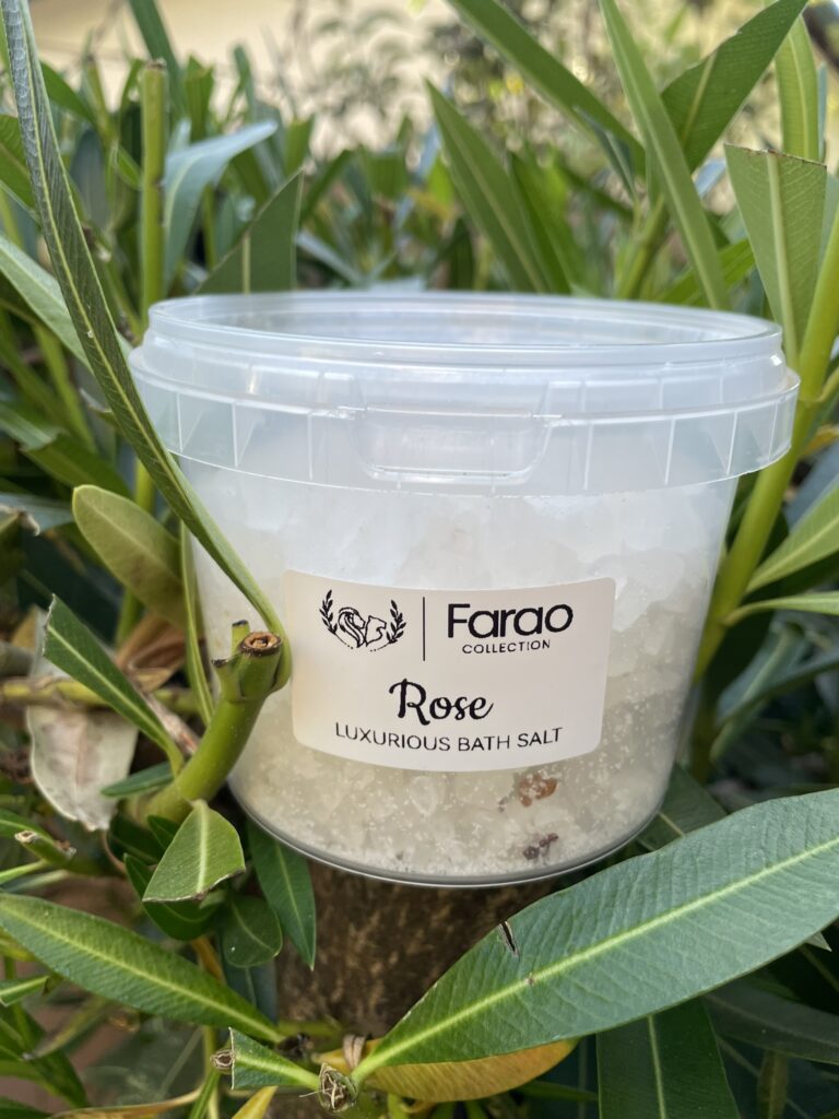 Rose Bath Salt Tub - Farao Collection